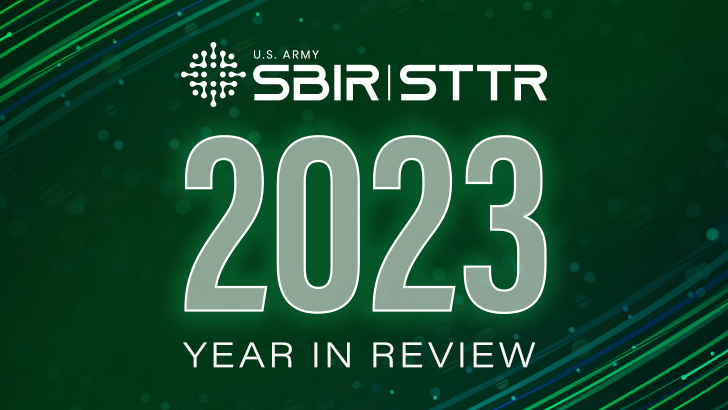 Now Available: 2023 Army SBIR|STTR Year in Review – Army SBIR|STTR Program